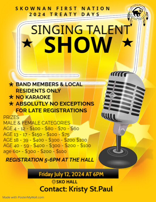 singing talent show | PosterMyWall