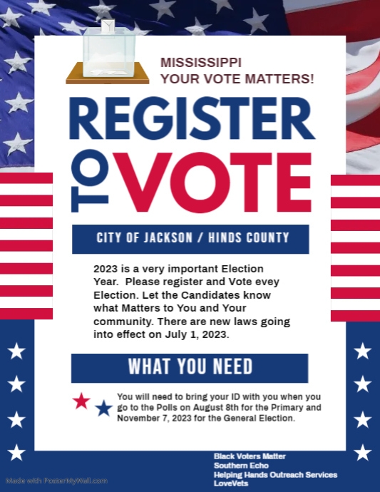 Voter Registration Flyer | PosterMyWall