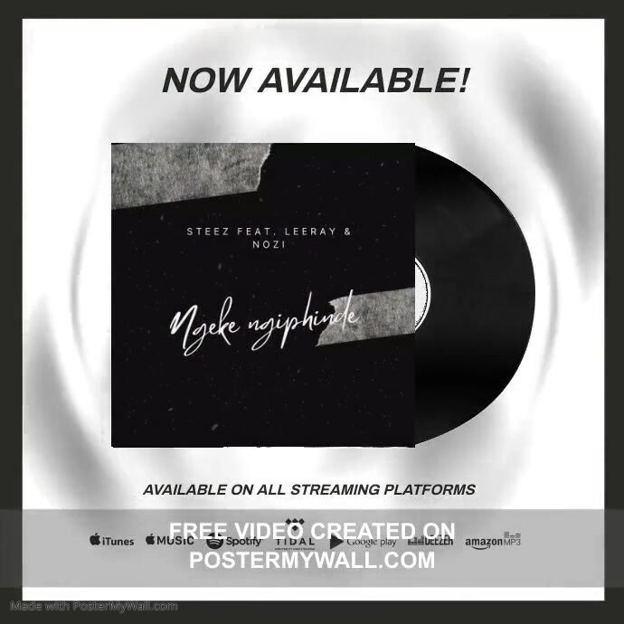 "New Single" NEW ALBUM RELEASE PROMO AD | PosterMyWall