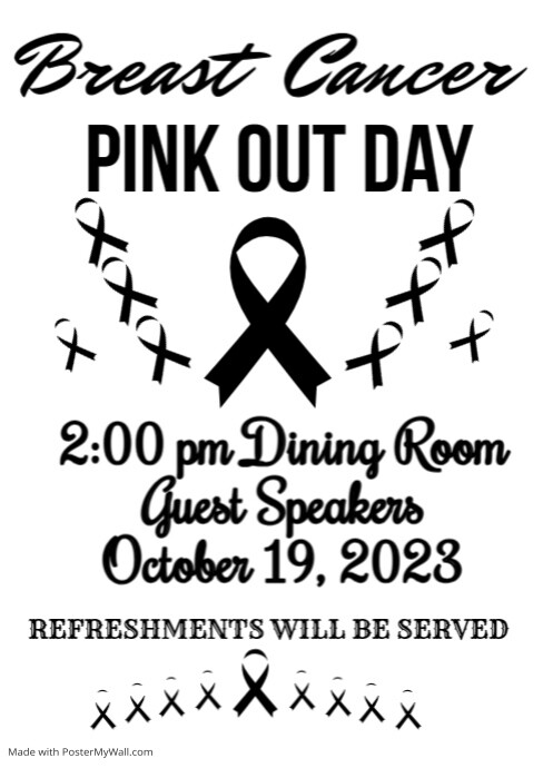 Breast Cancer Awareness Month Poster | PosterMyWall