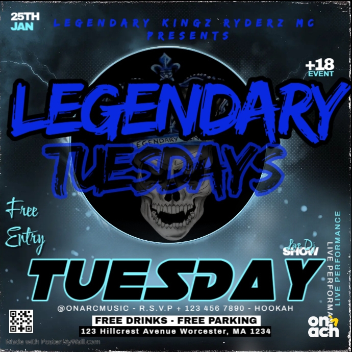 Tuesday Party Flyer | PosterMyWall
