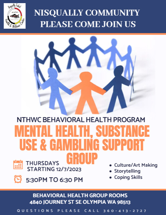 Copy of BH MH SUD GAMB SUPPORT GROUP FLYER DRAFT | PosterMyWall