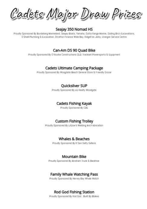 Cadets Major Draw_2023 | PosterMyWall