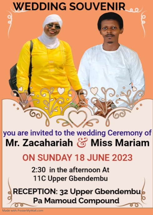 Wedding Invitation Template | PosterMyWall