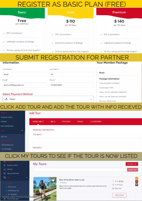 Navy blue political newsletter design | PosterMyWall