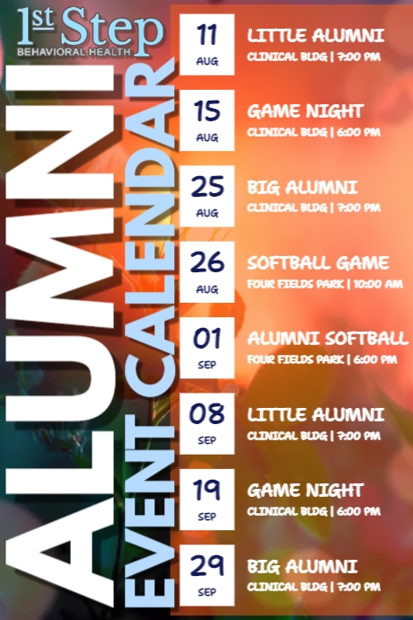 June Events Schedule Calendar Template | PosterMyWall