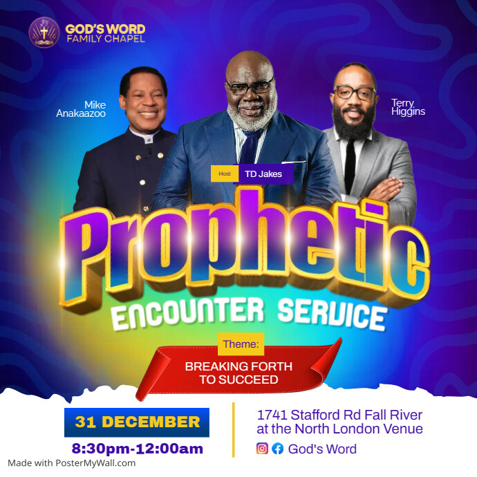 Prophetic Encounter | PosterMyWall