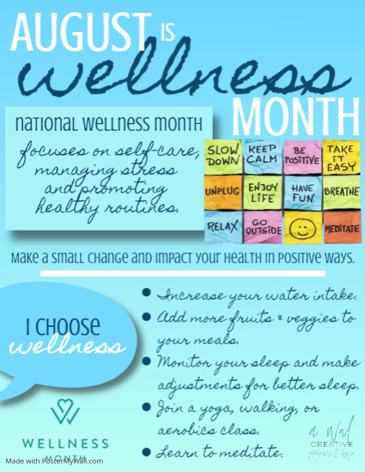 Wellness Month | PosterMyWall