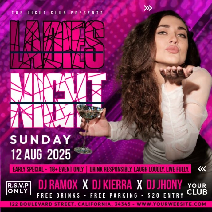 Copy of Fierce & Fabulous: Ladies Only Event | PosterMyWall