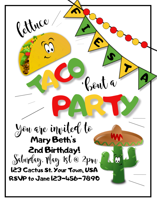 FIESTA Templat | PosterMyWall