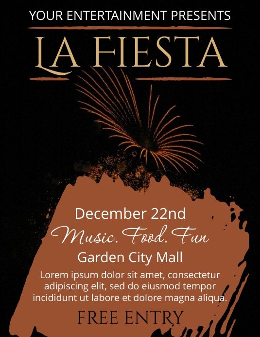 Fiesta Template | PosterMyWall