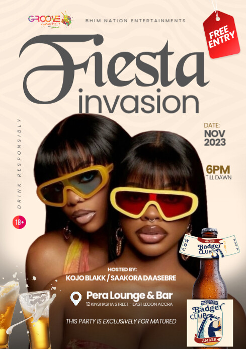 Copy of Fiesta Invasion Party Design Template | PosterMyWall