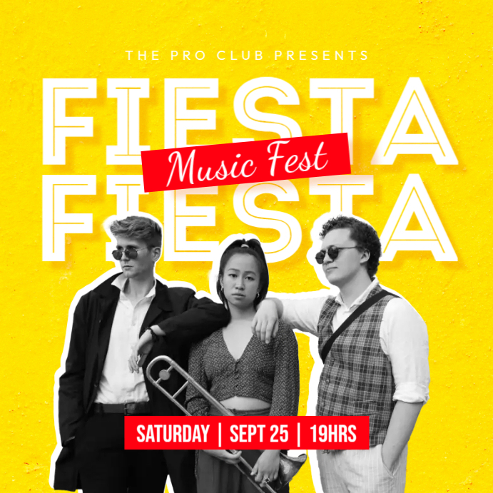 Fiesta Music Fest Template | PosterMyWall