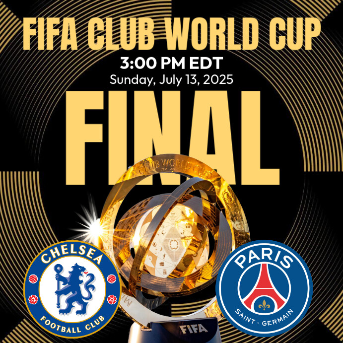 FIFA Club World Cup Modelo | PosterMyWall