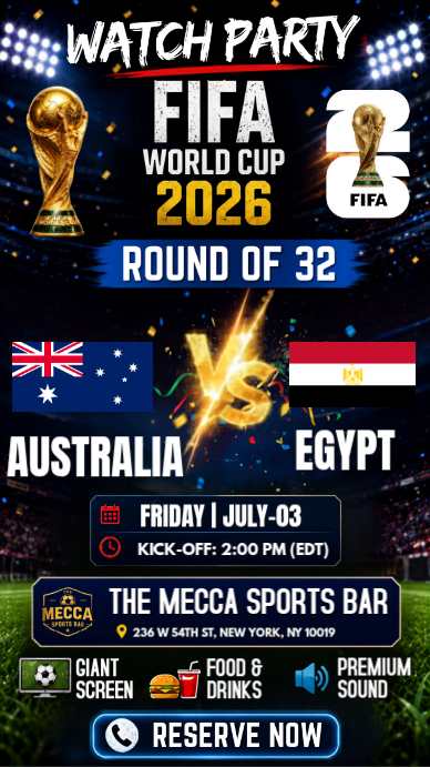 Fifa World Cup Watch Party Template | PosterMyWall