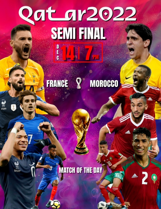 fifa world cup best game flyer Template | PosterMyWall