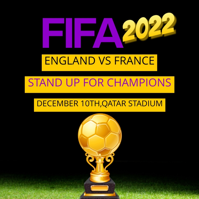 Fifa world cup Instagram Post Template | PosterMyWall