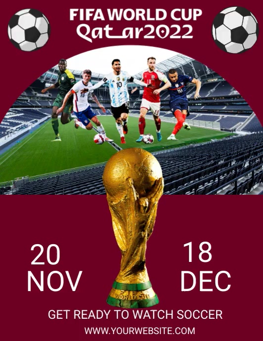 FIFA WORLD CUP QATAR 2022 POSTER TEMPLATE | PosterMyWall