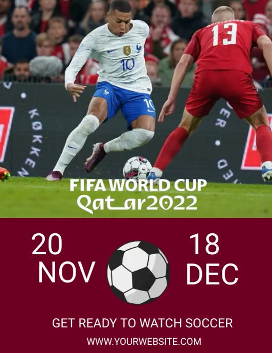 FIFA WORLD CUP QATAR 2022 POSTER TEMPLATE | PosterMyWall
