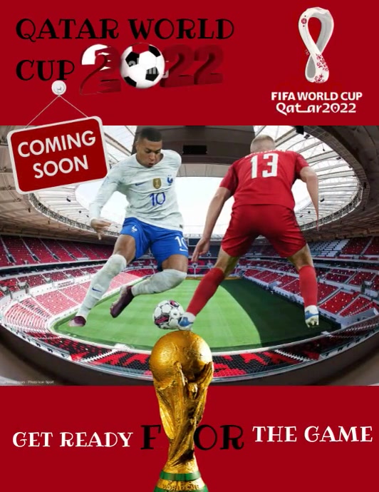FIFA WORLD CUP QATAR 2022 POSTER TEMPLATE | PosterMyWall