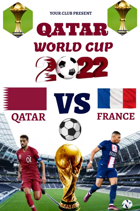 FIFA WORLD CUP QATAR 2022 POSTER TEMPLATE | PosterMyWall