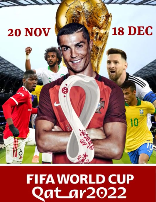 FIFA WORLD CUP QATAR 2022 POSTER TEMPLATE | PosterMyWall