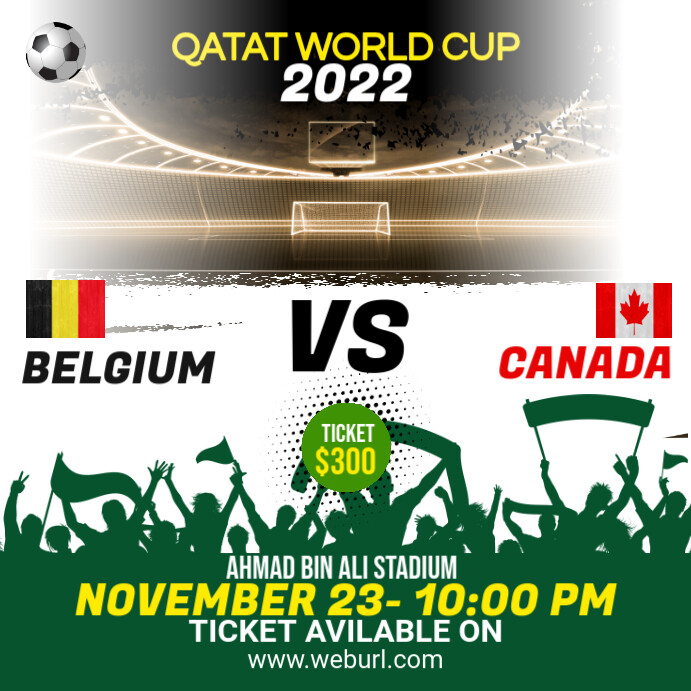 FIFA World Cup Soccer poster Template | PosterMyWall