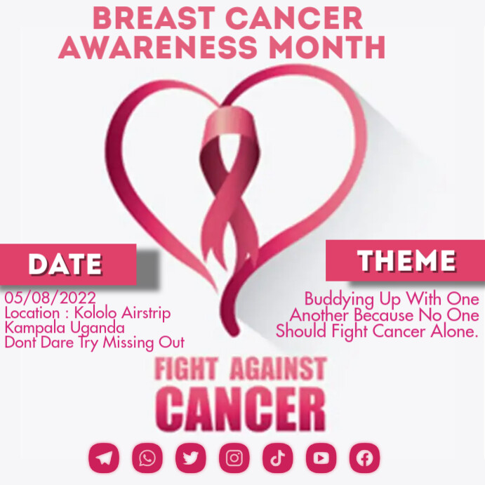 fight against cancer Template | PosterMyWall