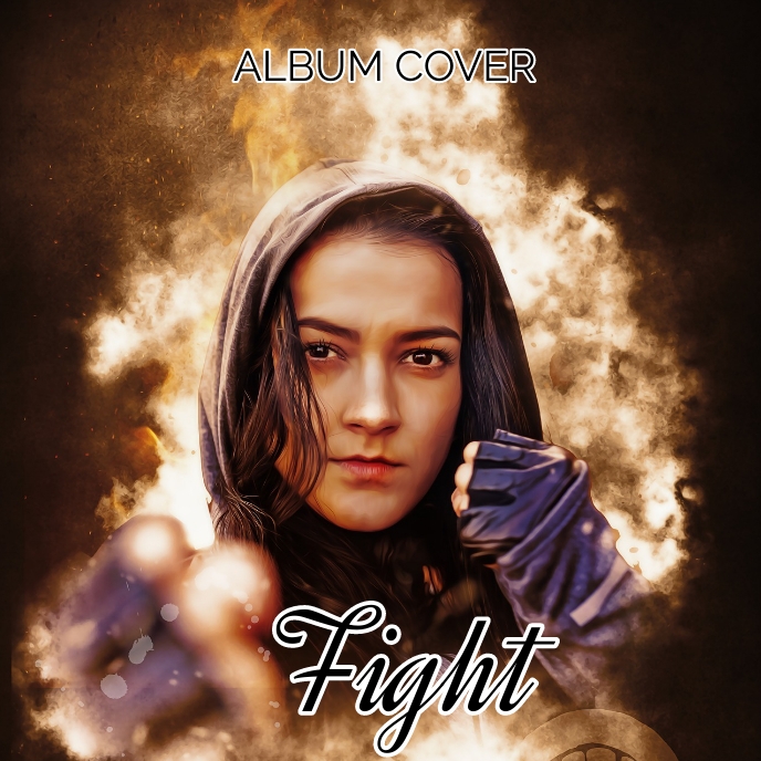 Copy of Fight album cover | PosterMyWall