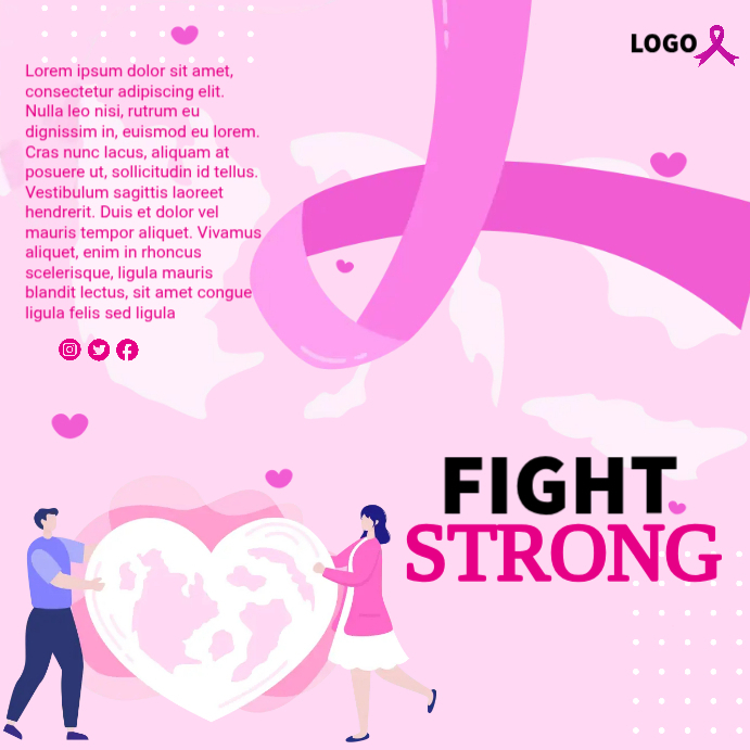 Fight Cancer Day Template | PosterMyWall