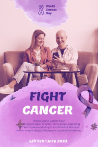 2,700+ fight cancer poster template Customizable Design Templates ...
