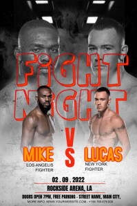 Boxing fight night Template | PosterMyWall