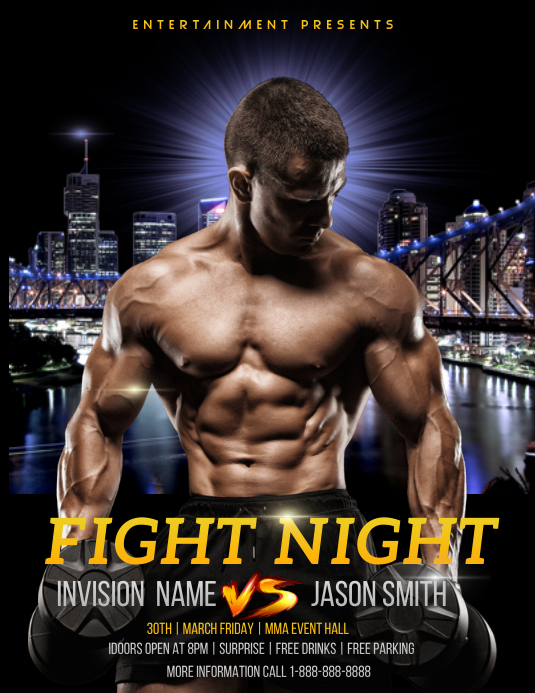 Fight Night | PosterMyWall