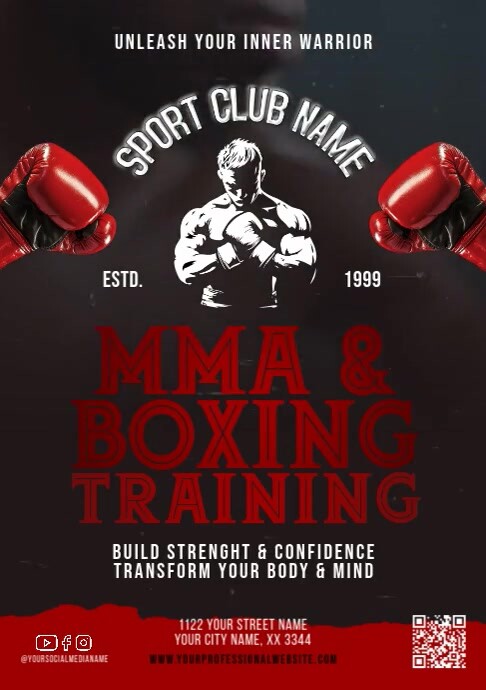 Copy of Fighting Club Video Flyer | PosterMyWall