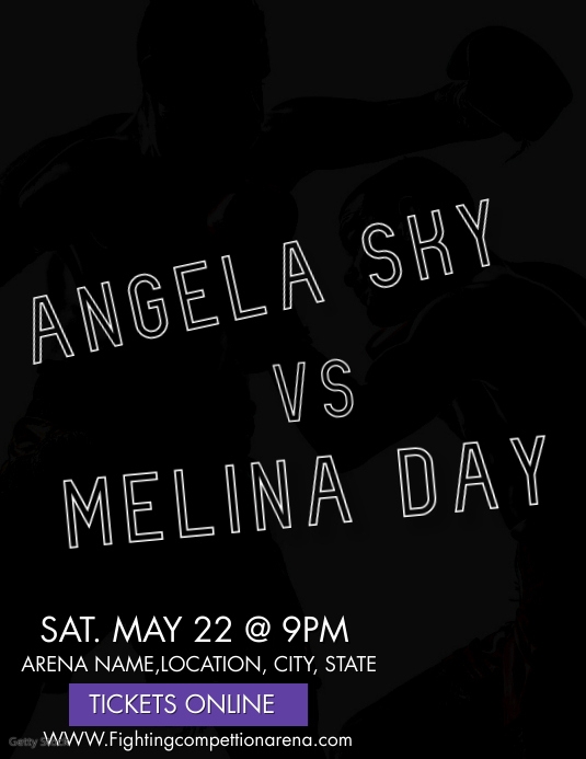 Fighting Event Flyer Templates | PosterMyWall