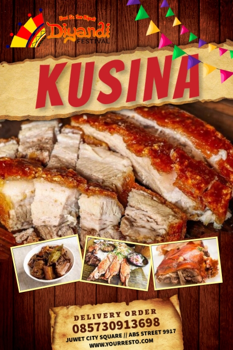 Filipino Cuisine Template | PosterMyWall