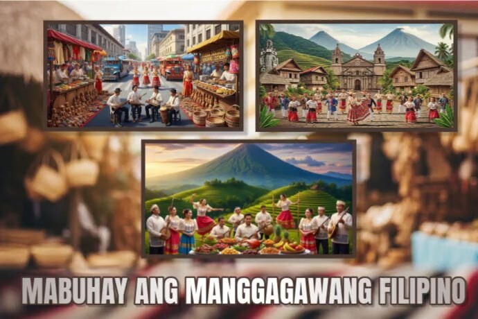 Filipino Cultural Event Landscape Posters Template | PosterMyWall