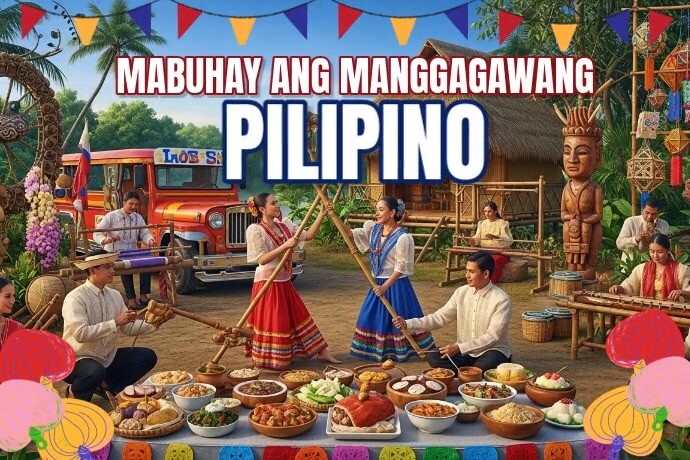 Filipino Cultural Event Landscape Posters Template | PosterMyWall
