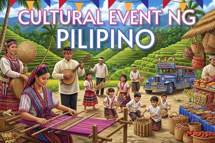 Filipino Cultural Event Landscape Posters Template | PosterMyWall
