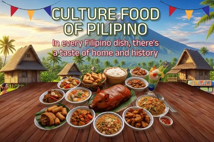 Filipino Cultural Food Event Landscape Posters Template | PosterMyWall