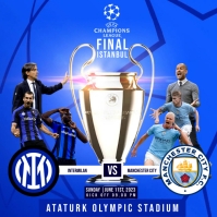 UEFA Champions league Instagram post Template | PosterMyWall
