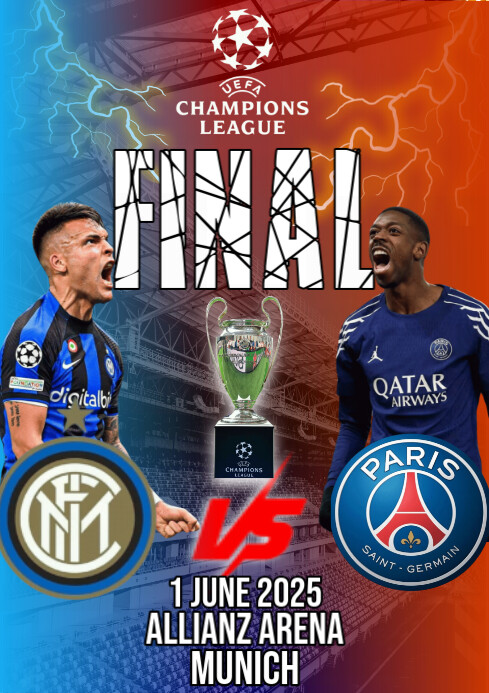 Copy of FINAL CHAMPIONS LEAGUE | PosterMyWall