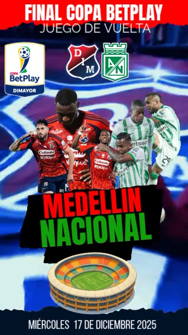 Final copa betplay dimayor 2025 Template | PosterMyWall