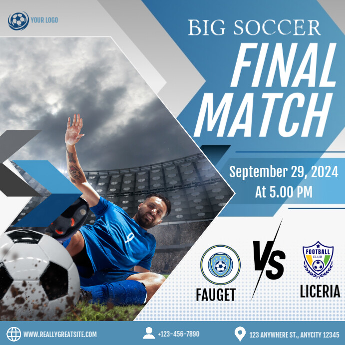 Copy of Final Match | PosterMyWall