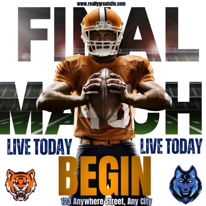 Final match Template | PosterMyWall