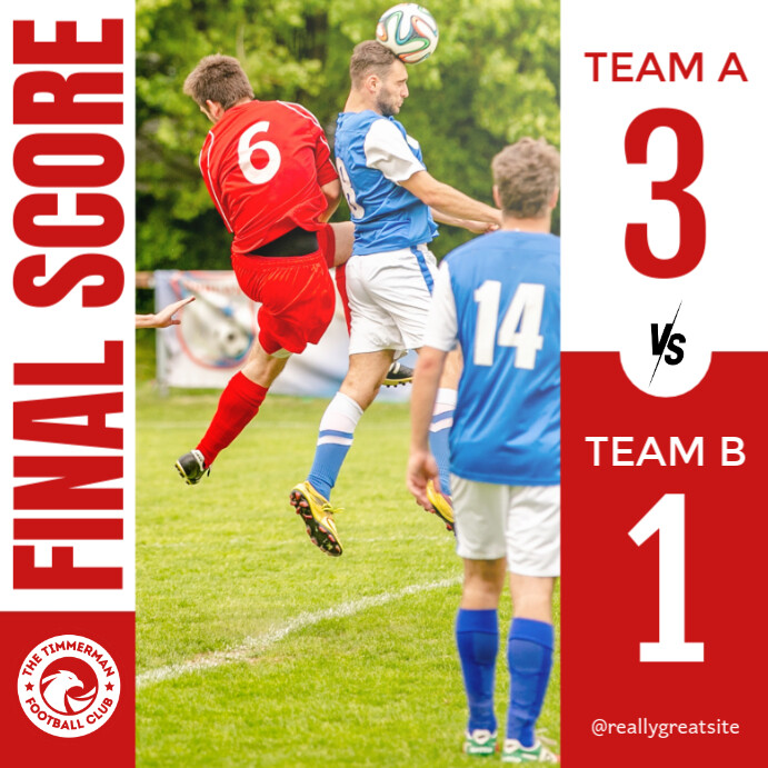 Final Score Template | PosterMyWall