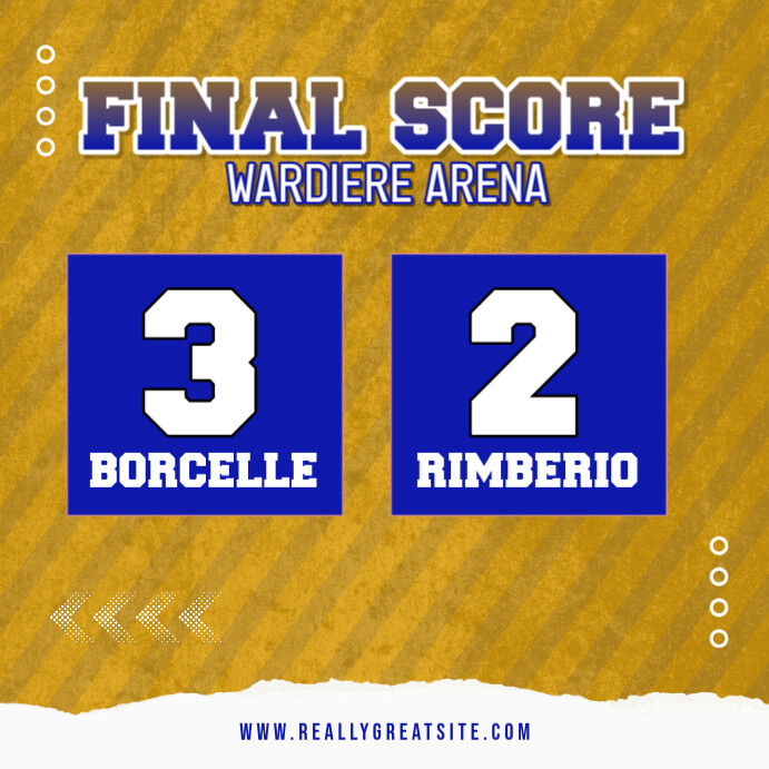 Copy of Final Score Football | PosterMyWall