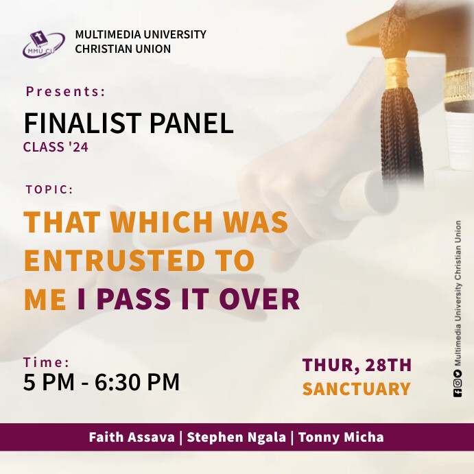 Finalist Panel Template | PosterMyWall