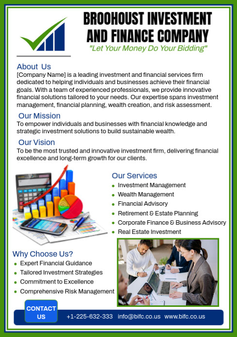 Copy of Finance Company Profile | PosterMyWall