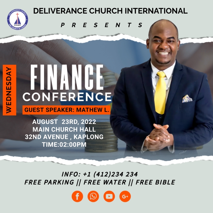 FINANCE CONFERENCE (1) Template | PosterMyWall